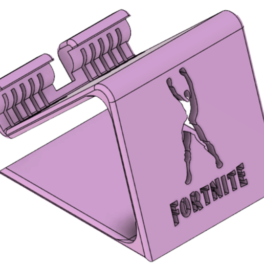 Download STL file Phone Holder Phone stand Fortnite-True heart • 3D ...