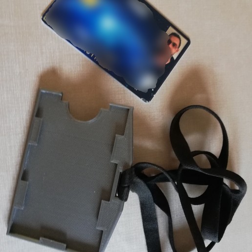 3D print Badge Holder - Card Holder - ID Holder ・ Cults