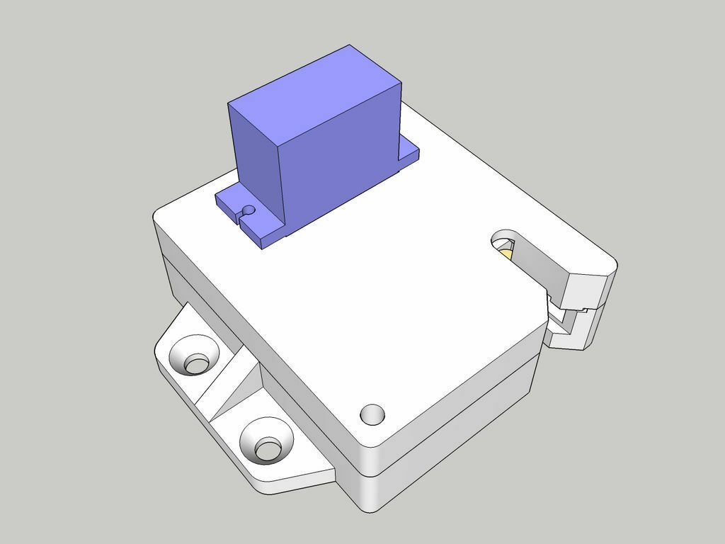 免费 3D 文件 Latching Lock for Micro Servo SG90 9G 🔒・可下载 3D 打印设计・Cults