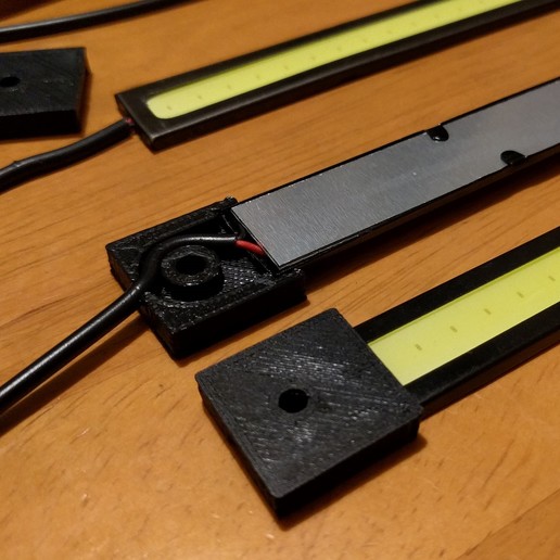 Download free STL files COB LED Strip Mount for 2020 Extrusions ・ Cults