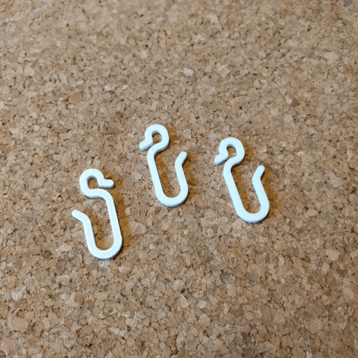 Download Free Stl File Shower Curtain Hooks • 3d Printable Object ・ Cults
