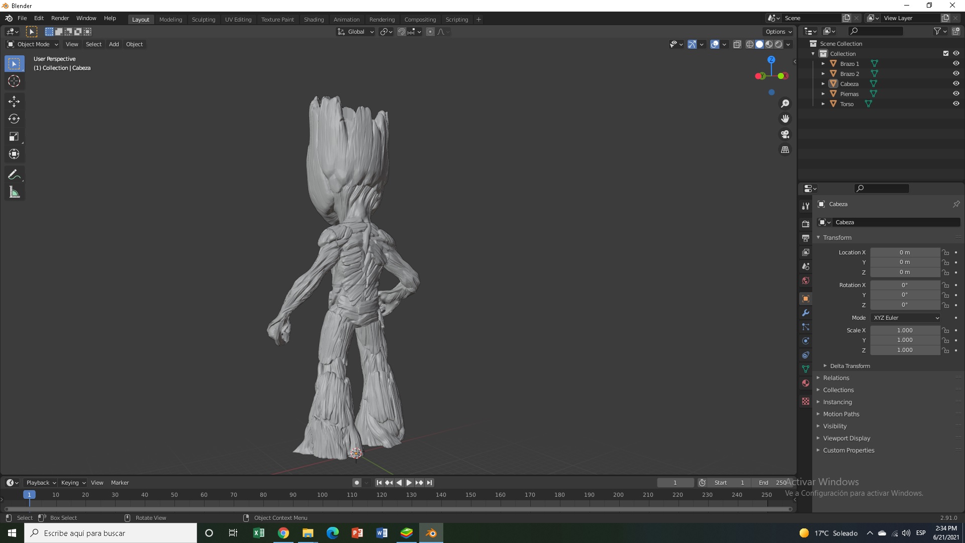 STL file groot・Model to download and 3D print・Cults