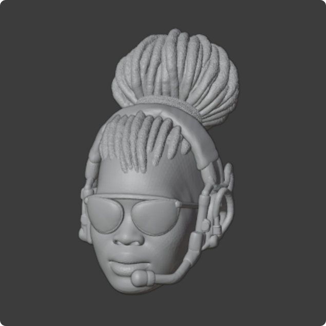 3D file Head CoD Syd・3D printing template to download・Cults