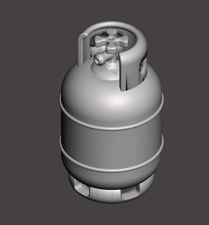 Download STL file 1/18 Gas Canister / Botijão Gas • 3D printing ...