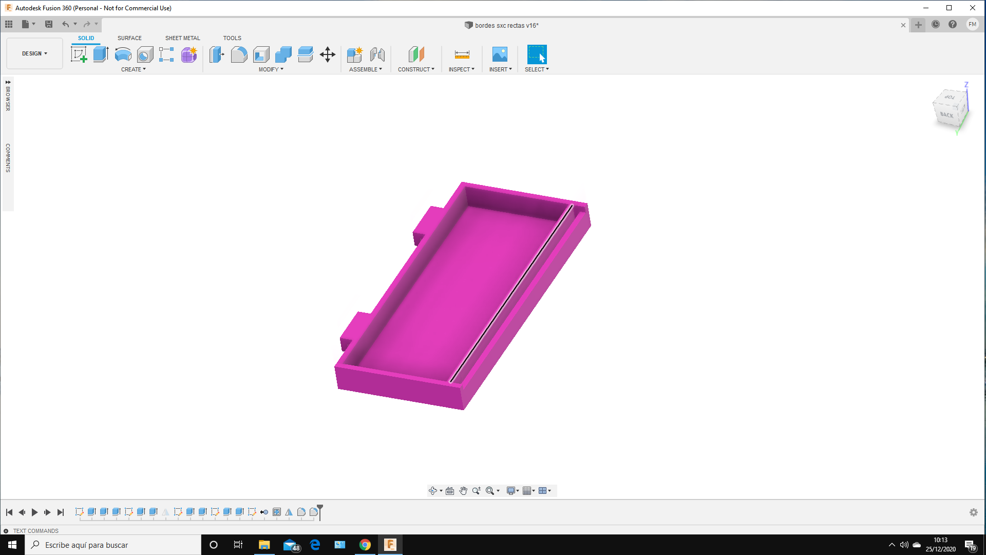 STL file CLASSIC SCALEXTRIC TRACK EDGE - EDGE FOR STRAIGHT 87.5 MM・3D ...
