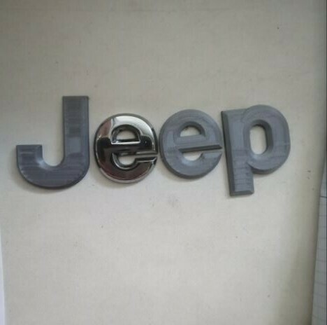 Archivo 3D gratis Letras "Jeep"・Modelo para descargar y imprimir en 3D ...