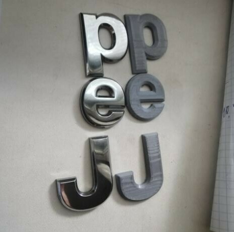 Archivo 3D gratis Letras "Jeep"・Modelo para descargar y imprimir en 3D ...