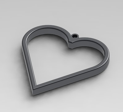 Free STL file Heart Pendant - Valentine's Day Gift・3D print object to ...