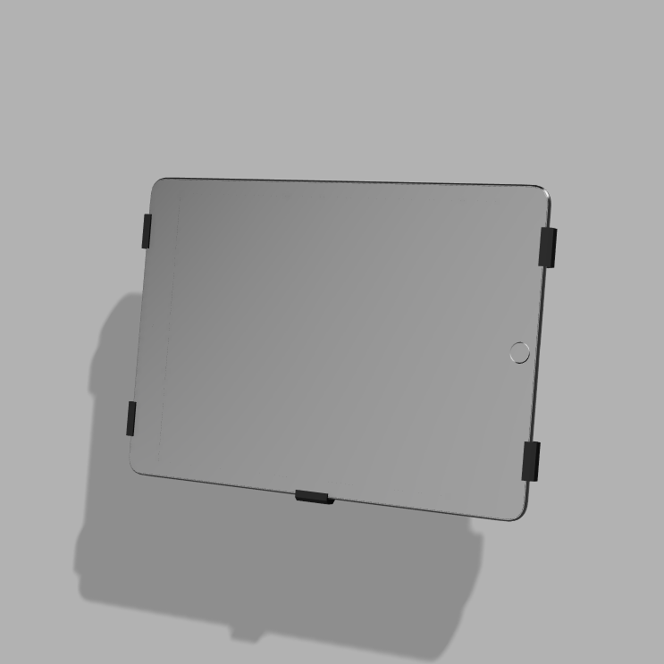 Free STL file iPad Line Holder | iPad Aufhänger für Wäscheleinen・3D ...