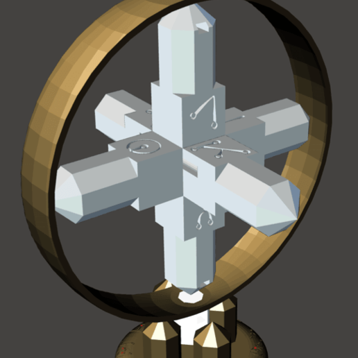 Download 3D printing templates Multiphasic Compass Prop ・ Cults