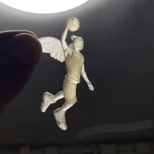 Download 3D printer model kobe bryant angel key chain ・ Cults