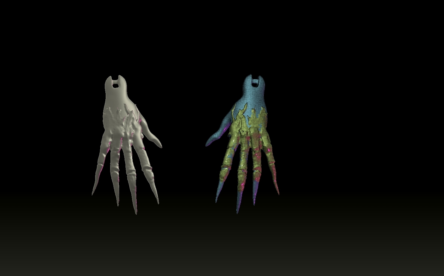 STL file witch hands・Design to download and 3D print・Cults