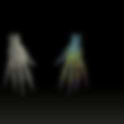 Download STL file witch hands • 3D printer model ・ Cults