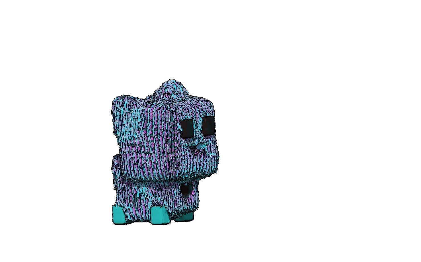 Free STL file test print cube dog, test print cube dog・3D print design ...