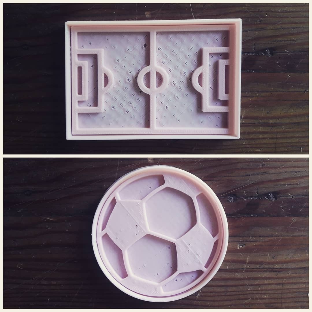 Free STL file Football cookie cutter set・3D printing template to ...