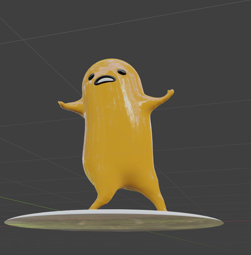 3D file Gudetama Dance 🕺・Model to download and 3D print・Cults