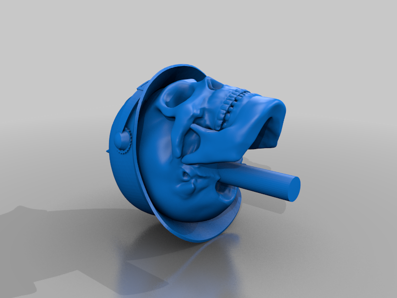 Free STL file RED BARON SKULL・3D printer design to download・Cults