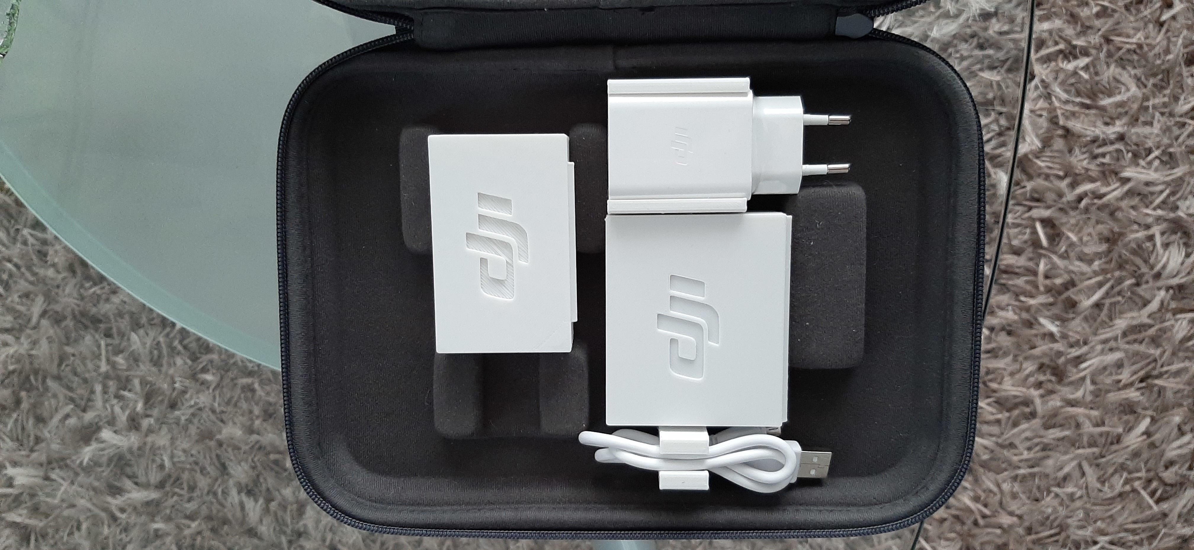 STL file dji mavic mini support boxes storage plug +cable + filters 🔌 ...