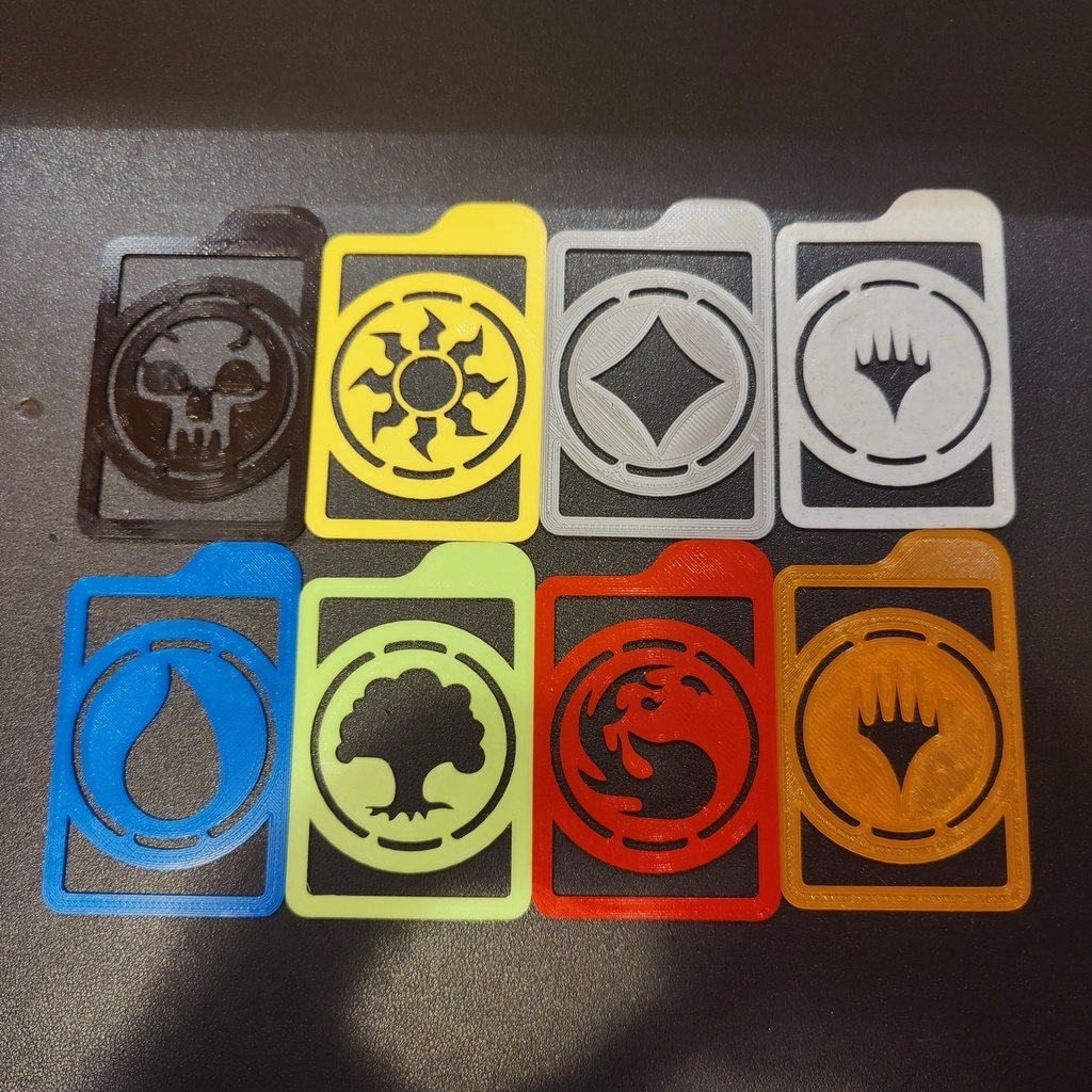 Free STL file MTG - Mana Card separators 🎲・3D print design to download ...