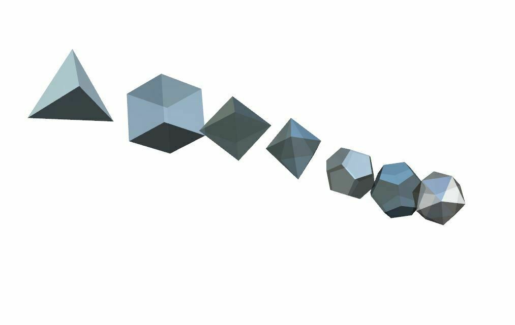 Free STL file Dice polygons・3D print design to download・Cults