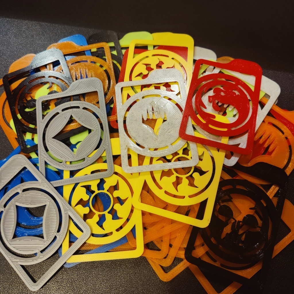 Free STL file MTG - Mana Card separators 🎲・3D print design to download ...