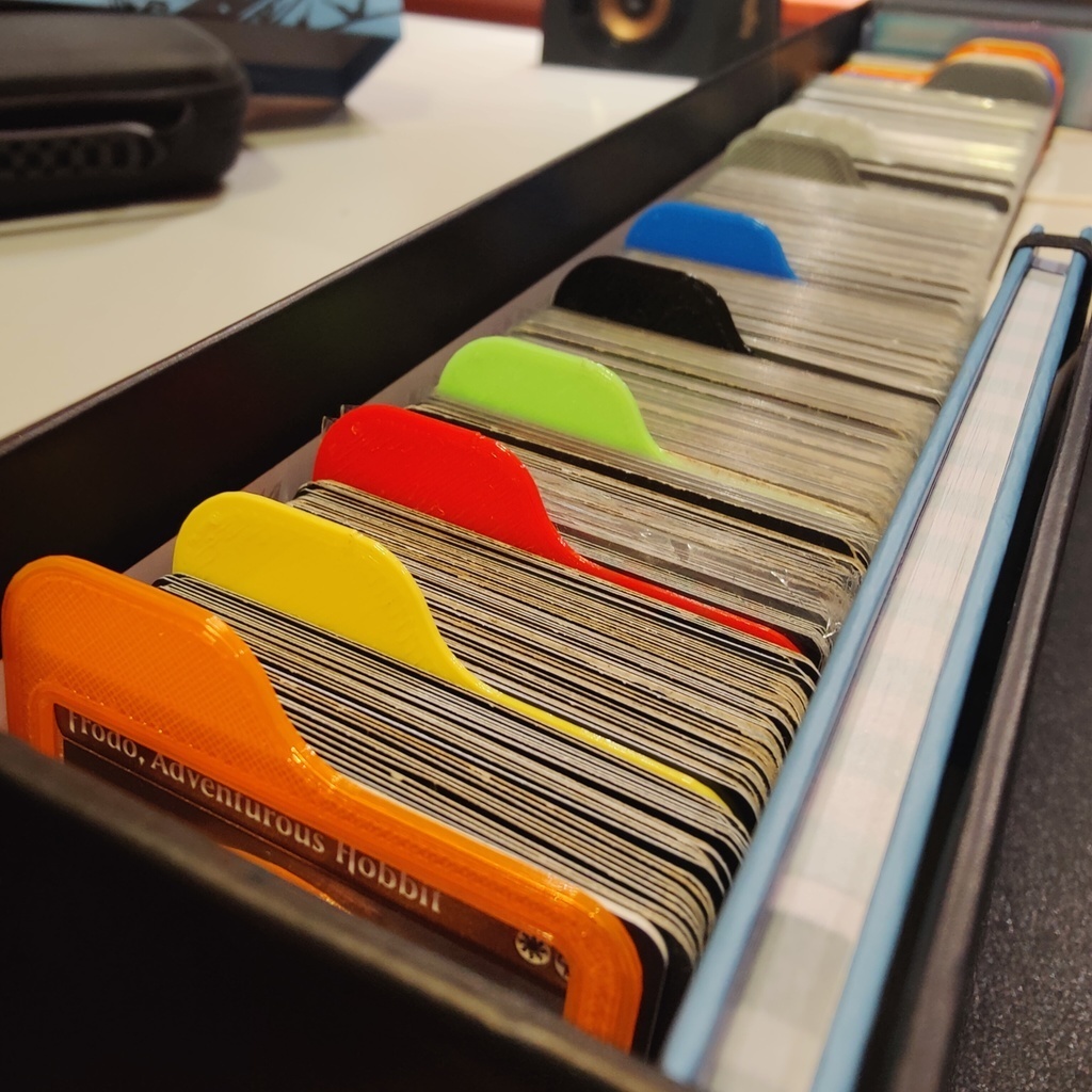 Free STL file MTG - Mana Card separators 🎲・3D print design to download ...