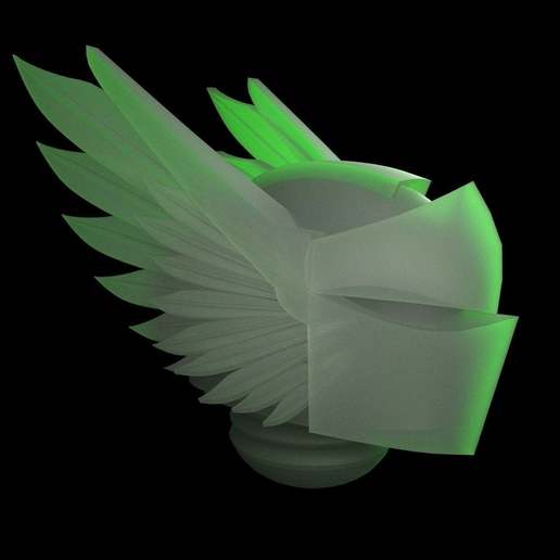 Download free STL file Wing Helmet • Model to 3D print ・ Cults