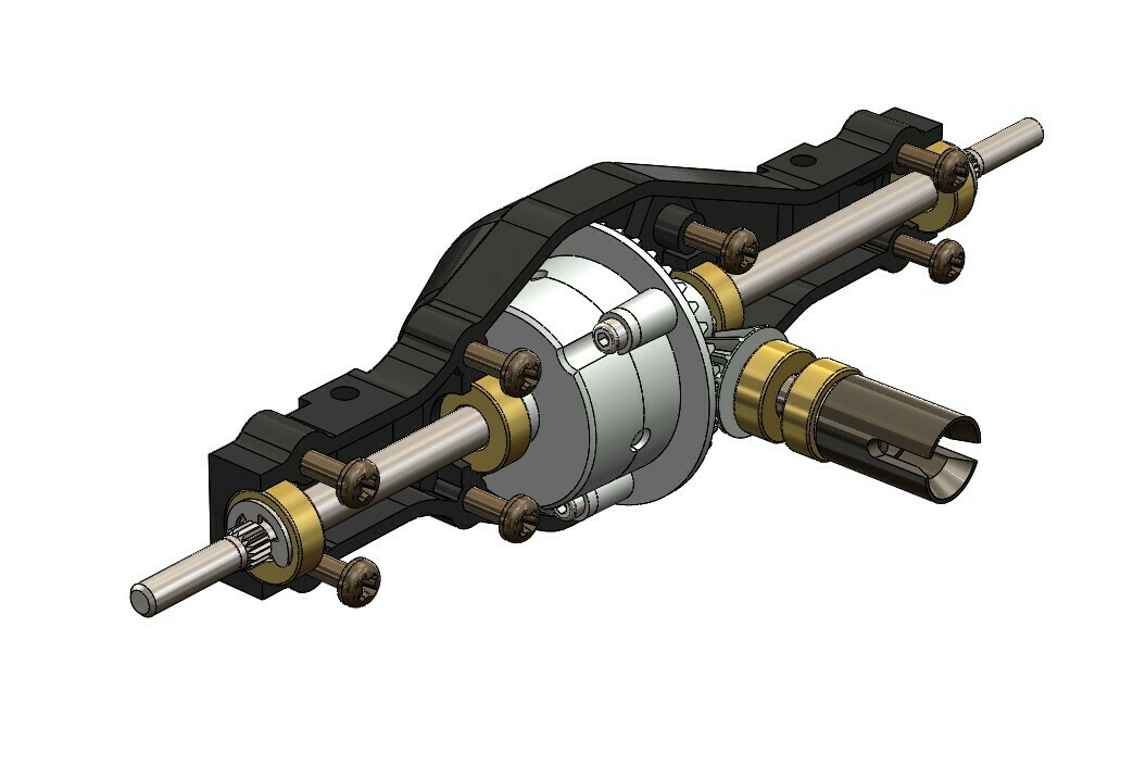 STL file RC DIFFERENTIAL 🎲・3D printing design to download・Cults