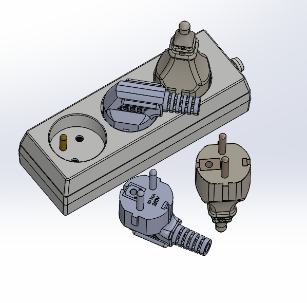 Free STL file SOCKET KEY RING・3D printing design to download・Cults