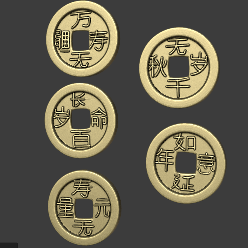 STL file Sifu magical Coin talisman 🪙・3D printer model to download・Cults