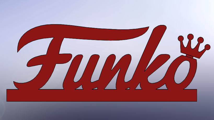 Archivo STL Funko Logo 🏠・Design para impresora 3D para descargar・Cults