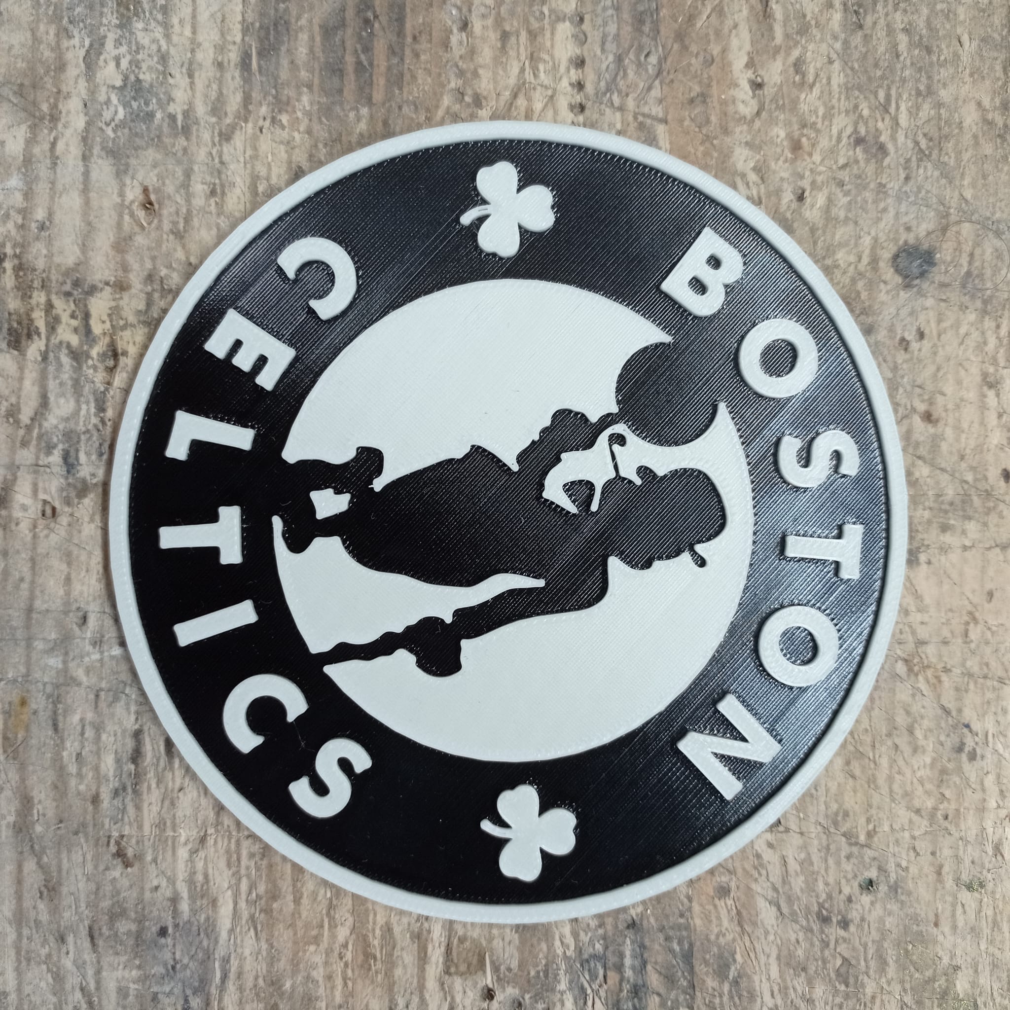 STL file Boston Celtics rosette 🏵️・3D printing design to download・Cults