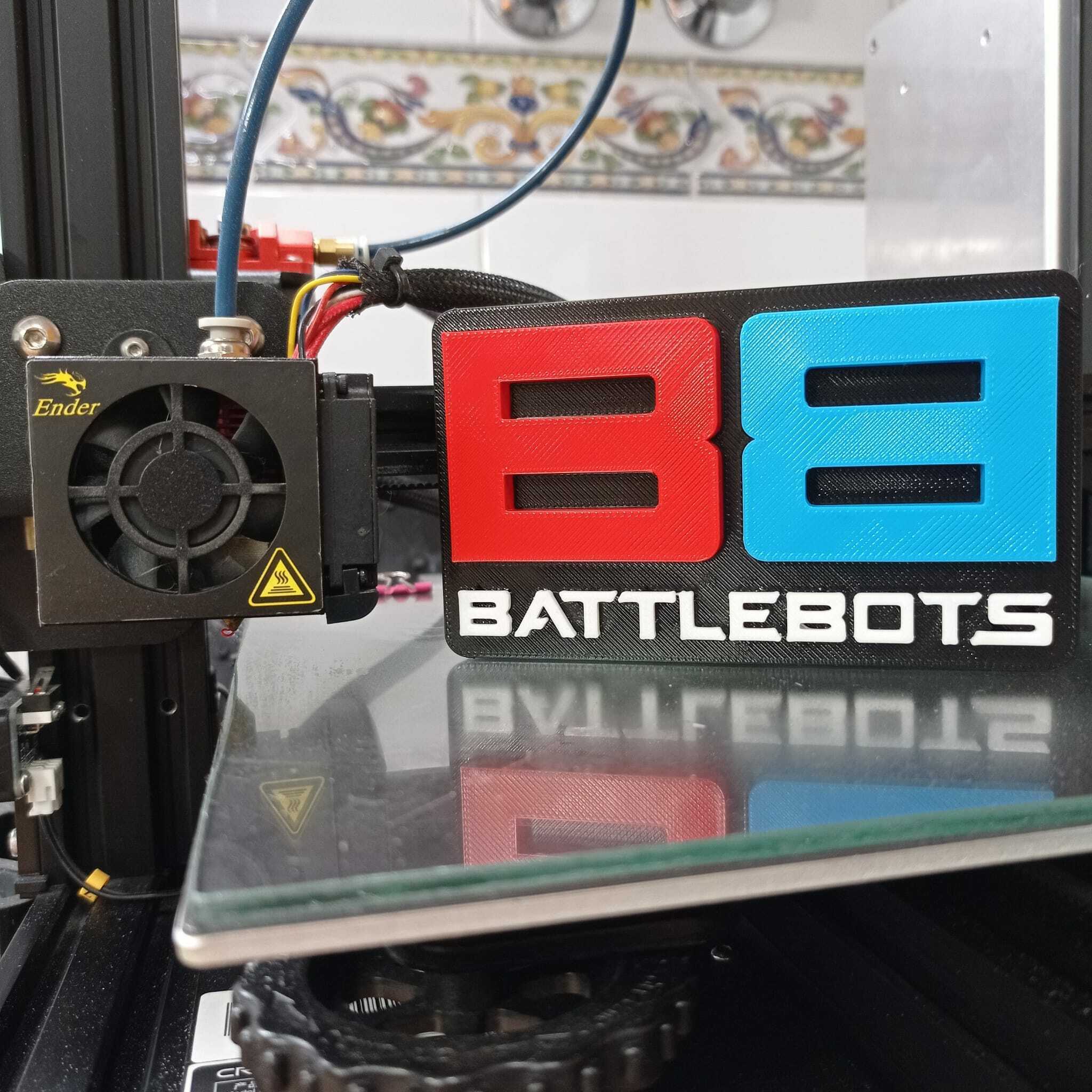 STL file Battlebots Logo・3D printer design to download・Cults
