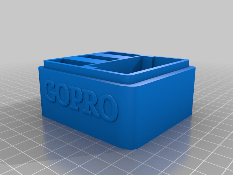 Free STL file Box Gopro hero 4・3D printable model to download・Cults