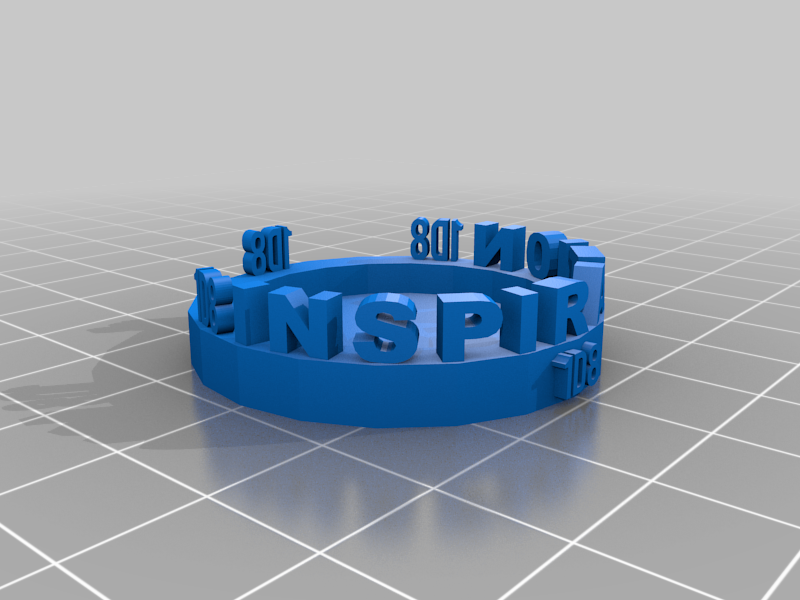Free 3D file Round big insp 1D8 Inspiration Marker・3D printable design ...