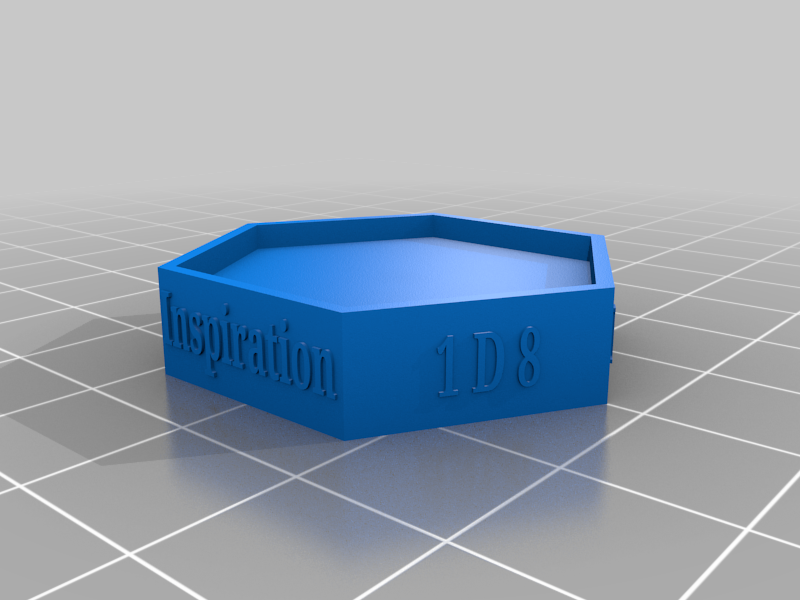 Free 3D file Inspiration 1D8 Polygon・3D printing idea to download・Cults