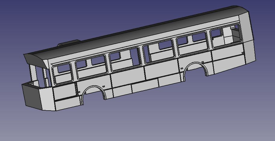 STL file BUS A120 HO rectangle headlight・Model to download and 3D print ...