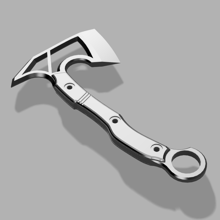 Fichier STL Tomahawk Tactique・Modèle à télécharger et à imprimer en 3D ...