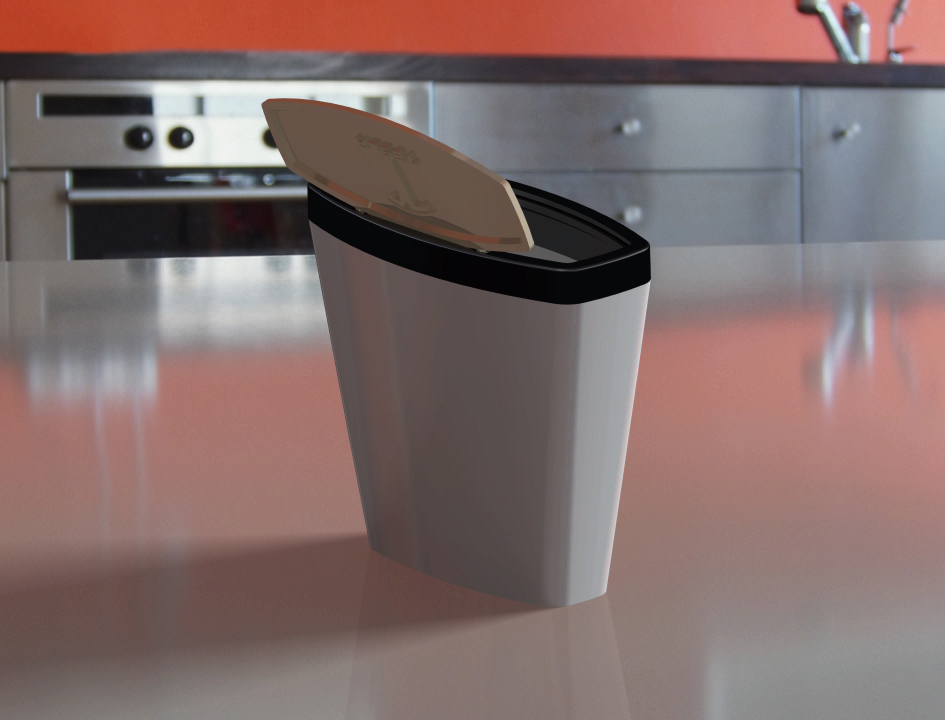 Free 3D file Trash Can - tesla logolu 🗑️・3D print design to download・Cults