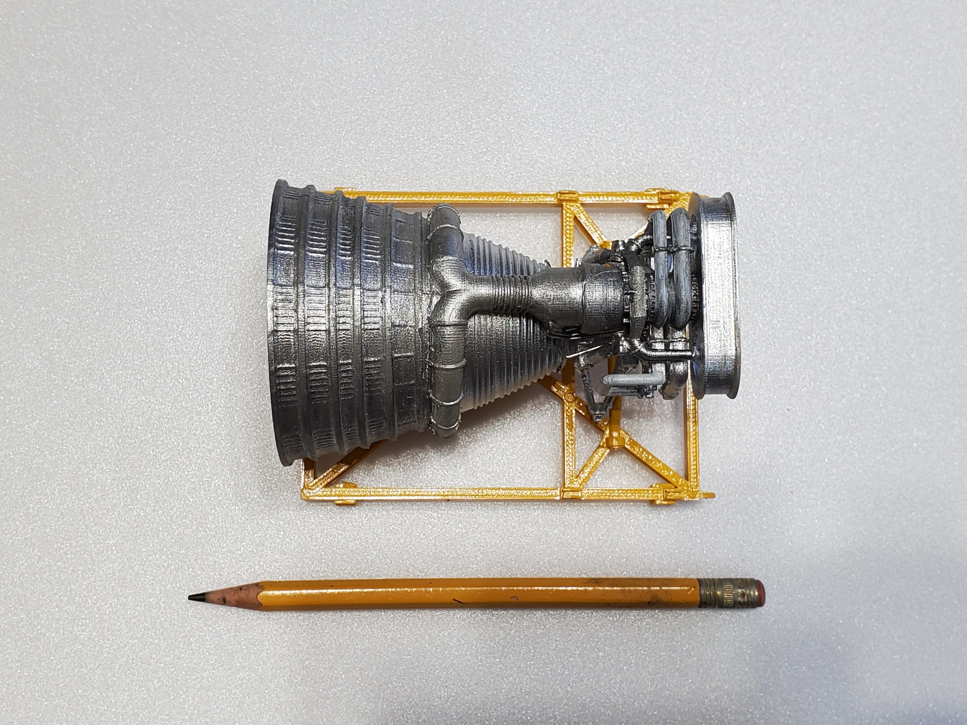 STL-Datei Apollo F1 Rocket Engine on Stand kostenlos・Modell zum 3D ...