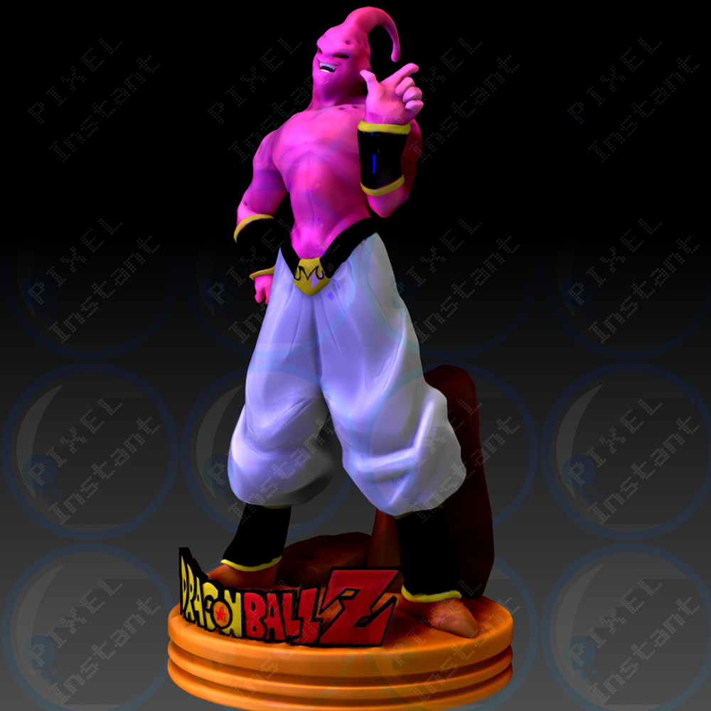3D file DrangonballZ Super Boo, Majin Boo・3D printing template to ...
