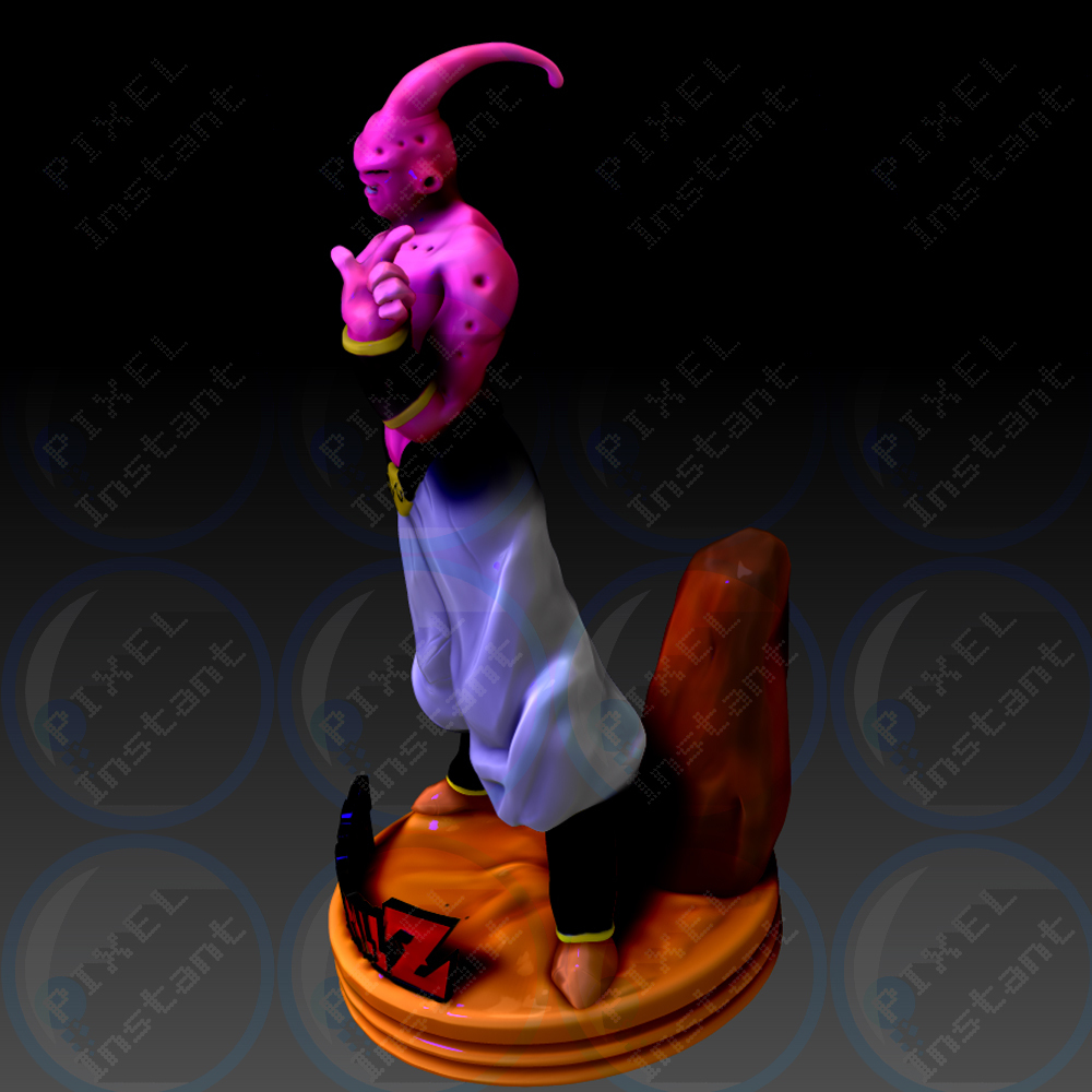 3D file DrangonballZ Super Boo, Majin Boo・3D printing template to ...