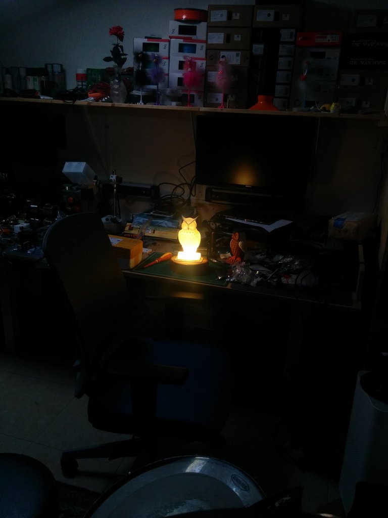 Free 3D file Owl LED Lamp 🦉・3D printer design to download・Cults