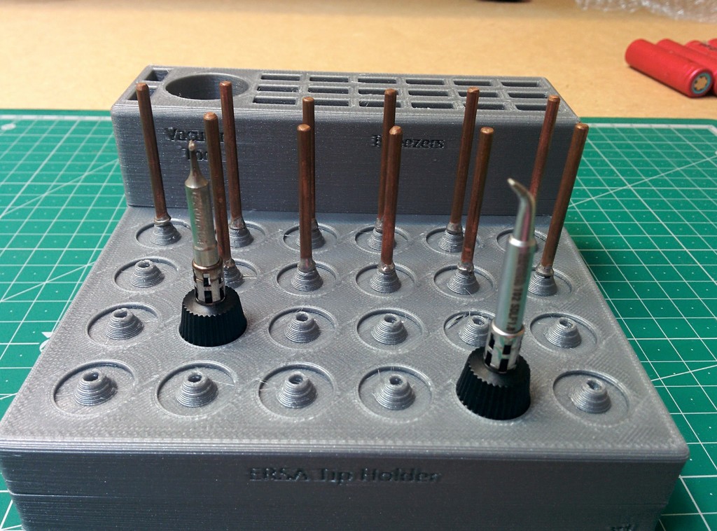 Free 3D file ERSA Tip & Tweezers Holder Stand w/Tools Slot for I-TOOL ...