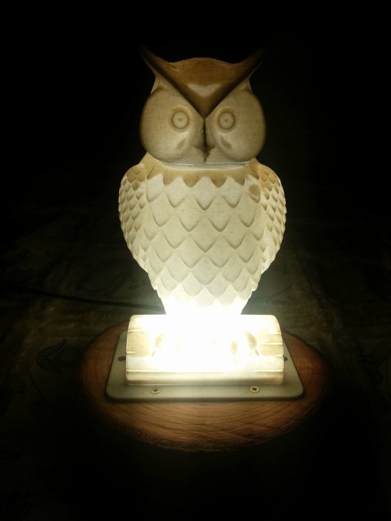Free 3D file Owl LED Lamp 🦉・3D printer design to download・Cults