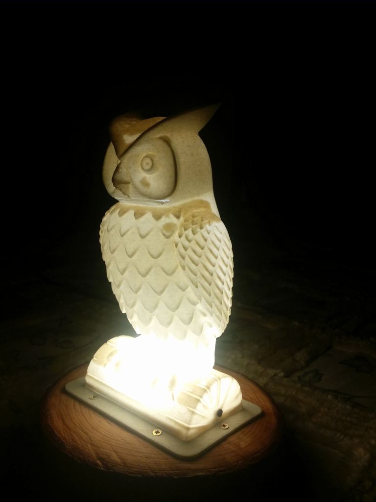 Free 3D file Owl LED Lamp 🦉・3D printer design to download・Cults