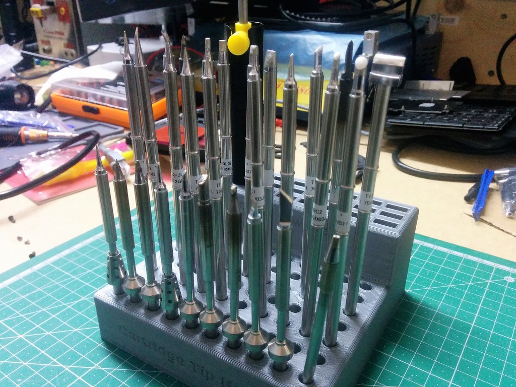 Free 3D file Universal Cartridge Tip & Tweezers Holder Stand w/Tools ...