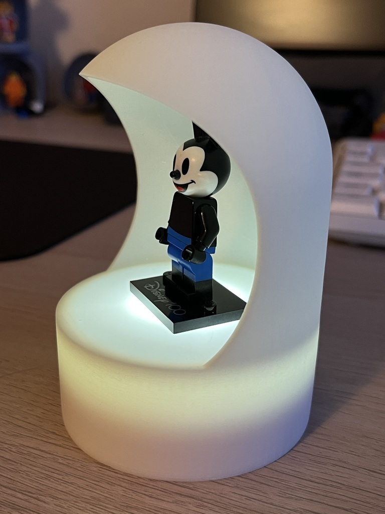 Free STL file MiniFigure Holder with LED・Template to download and 3D ...