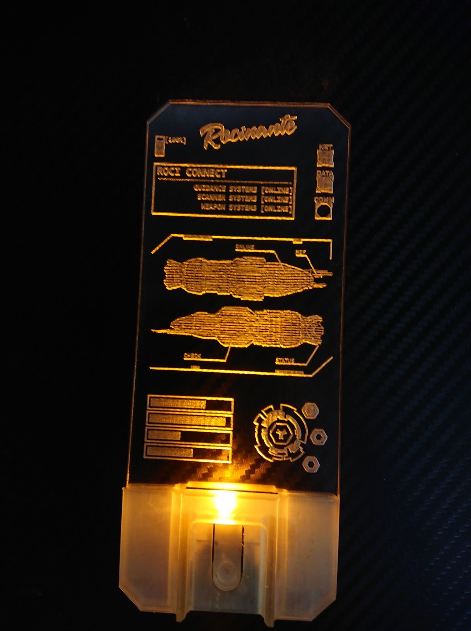 3D file The Expanse - Comms Terminal Light Fixture・3D print design to ...