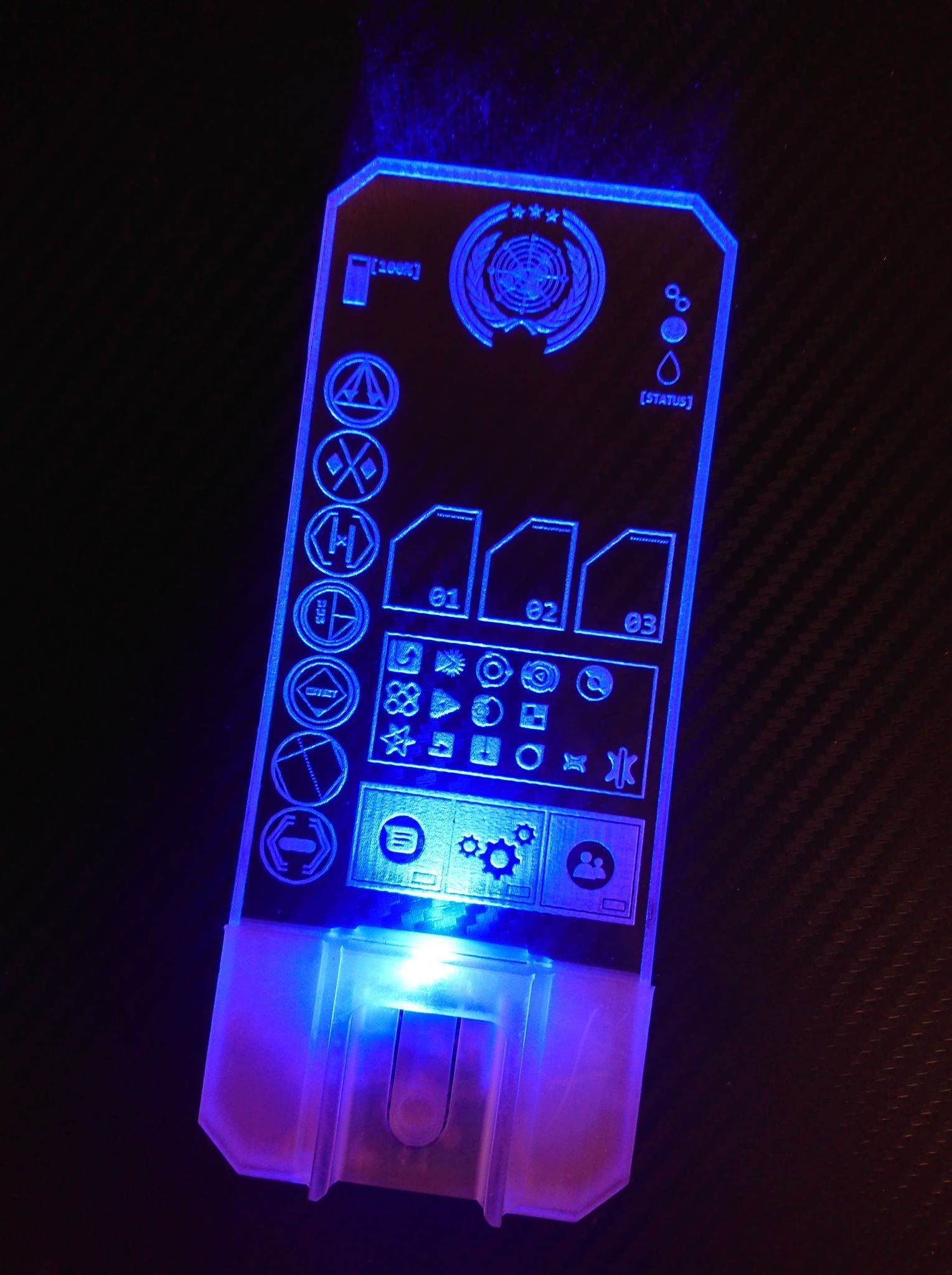 3D file The Expanse - Comms Terminal Light Fixture・3D print design to ...